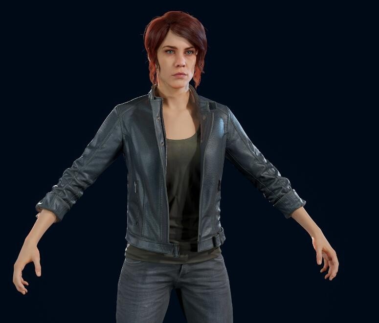 Control【控制】的主角模型多套服饰 免费下载 - 3D模型库 - 千模网 - 5883d.com!