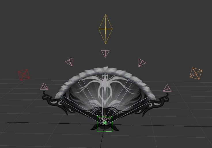 扇子浮点表达式绑定 - 游戏模型库 - 5883D - 5883d.com!